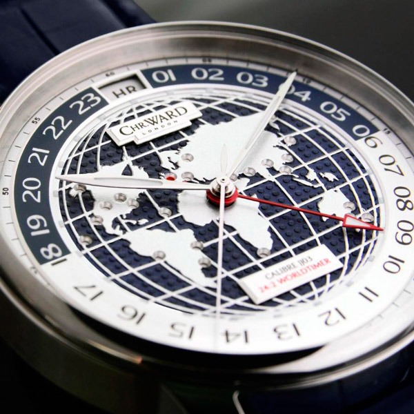 Christopher Ward C900 Worldtimer - Montre GMT par Chr. Ward