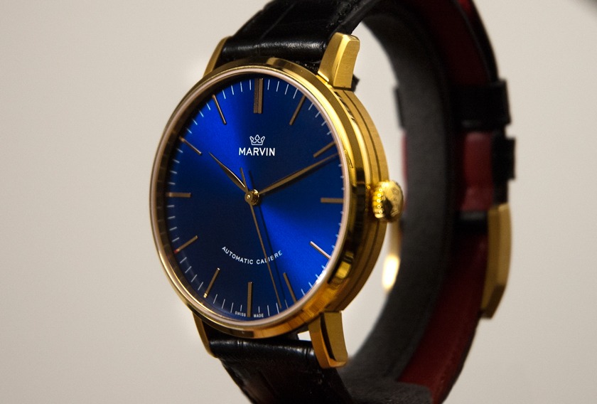Test et revue de la montre Marvin Origin Automatique Cadran Bleu