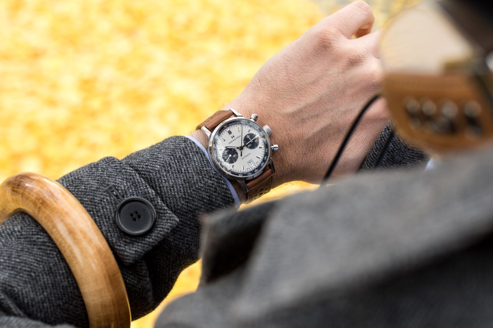 Hamilton Intra-Matic Chronograph H : le remontage manuel en force