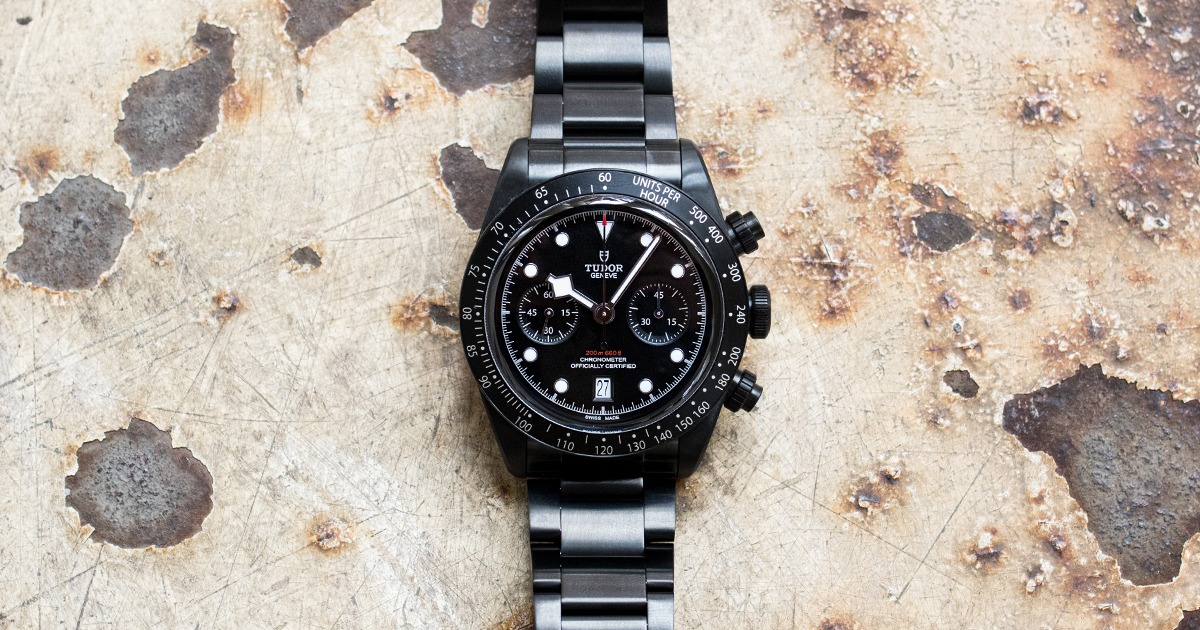 Tudor Black Bay Chrono Dark - All Blacks et Coupe du monde de rugby