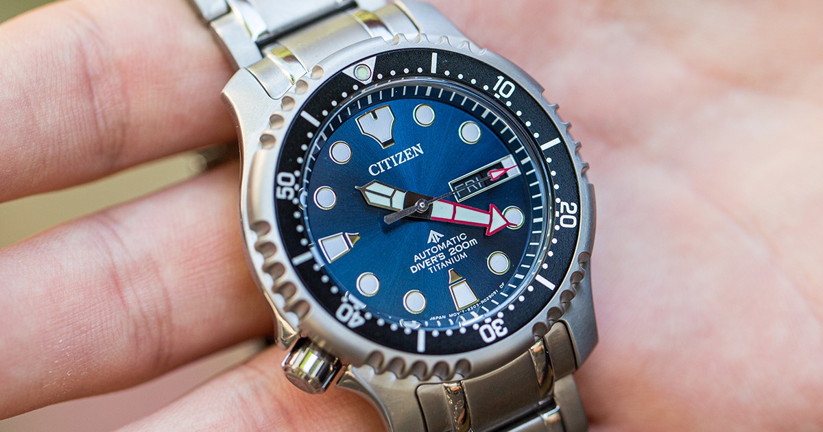 Citizen Promaster Marine Automatique Super Titanium : plongez léger