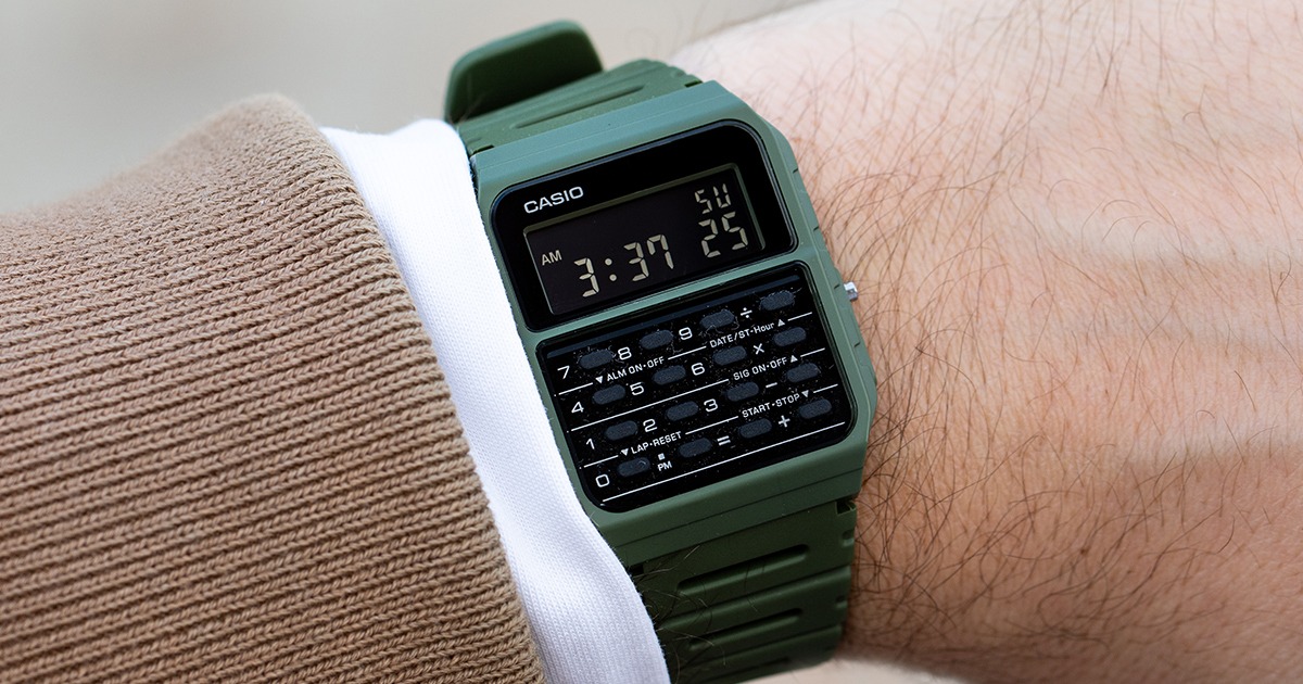 Casio CA-53WF : la montre calculatrice est de retour en 2020