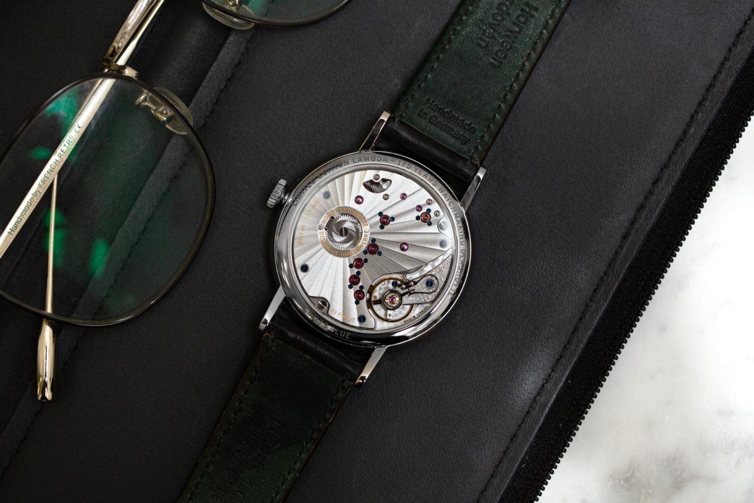 Nomos Lambda 175 ans d'horlogerie à Glashütte : nouveautés 2020