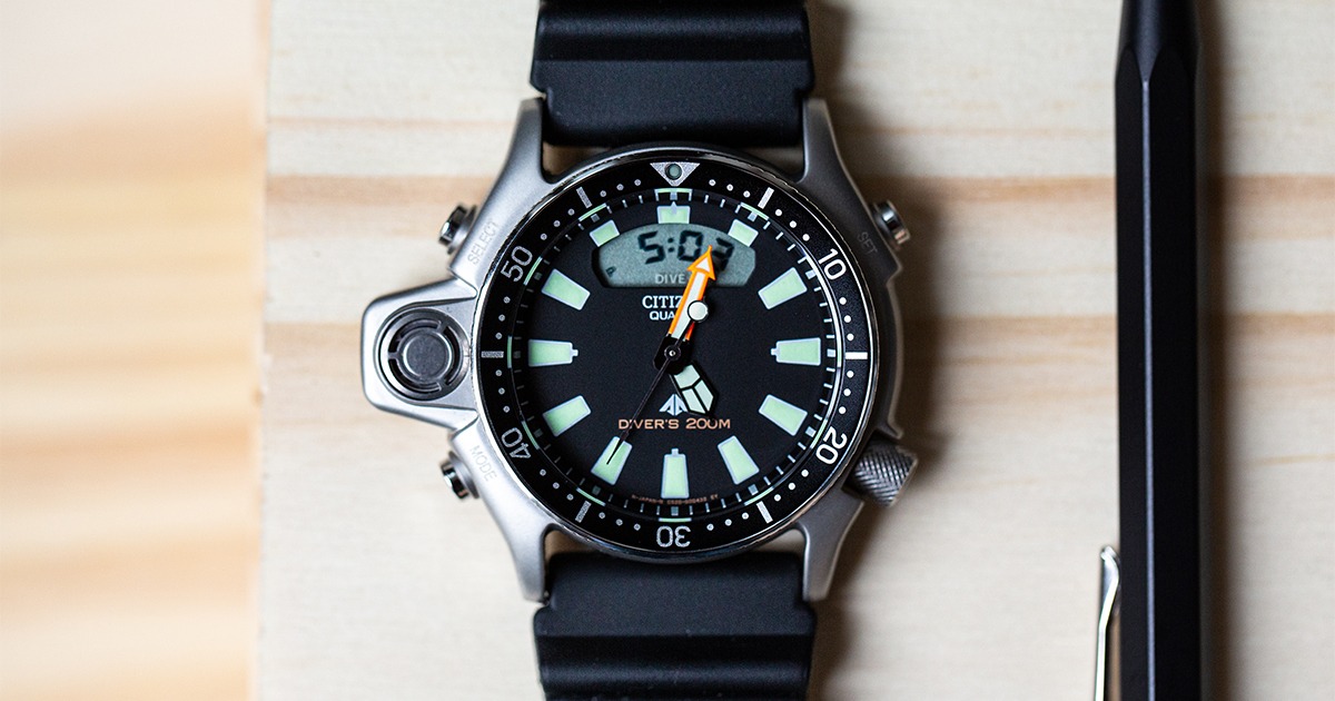 Citizen Promaster Aqualand JP2000-08E : la montre du Grand Bleu