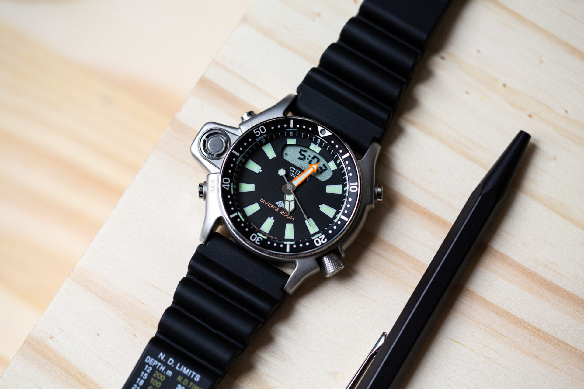 Citizen Promaster Aqualand JP2000-08E : la montre du Grand Bleu