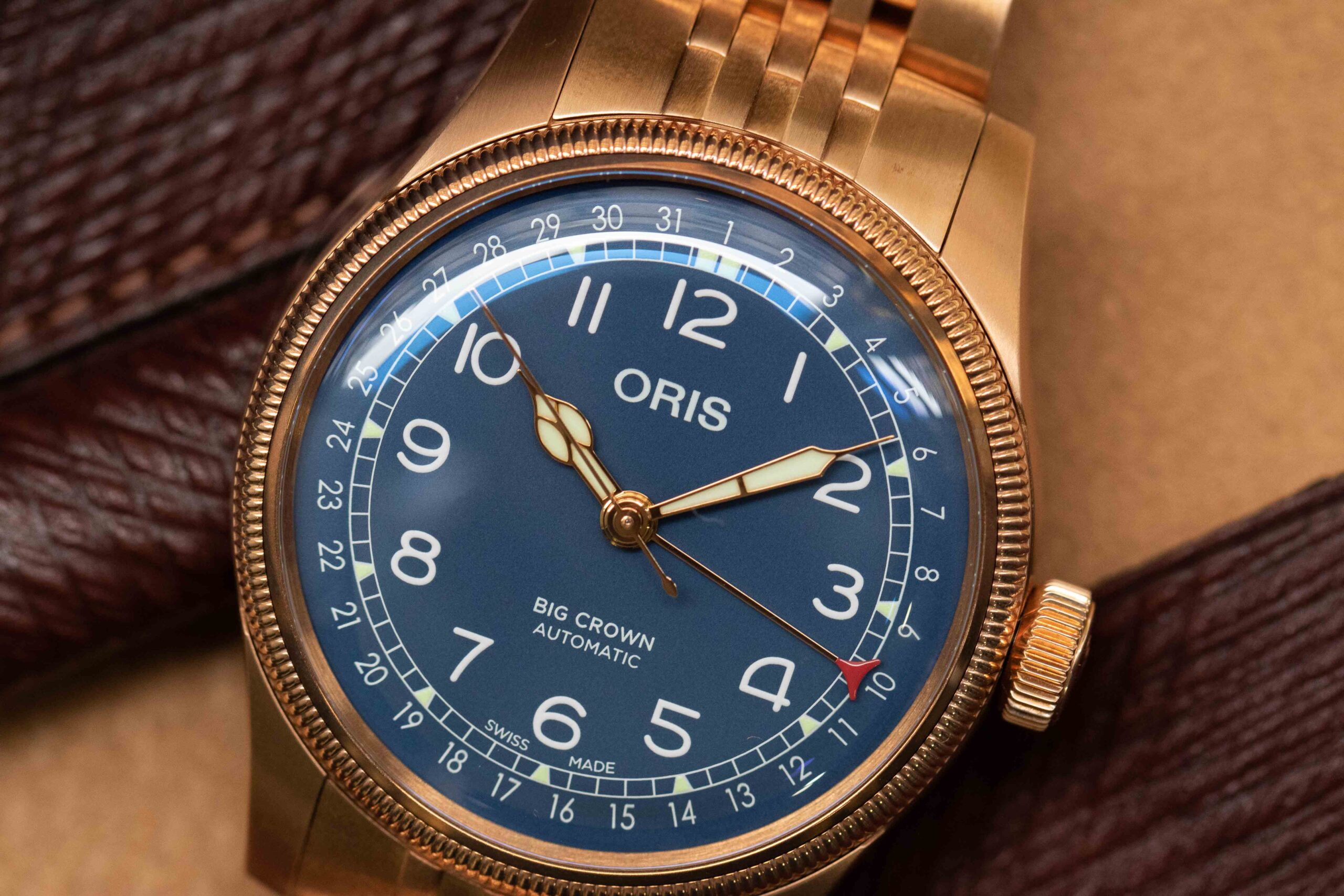 Oris Big Crown Pointer Date Bronze : nouveauté automatique full bronze