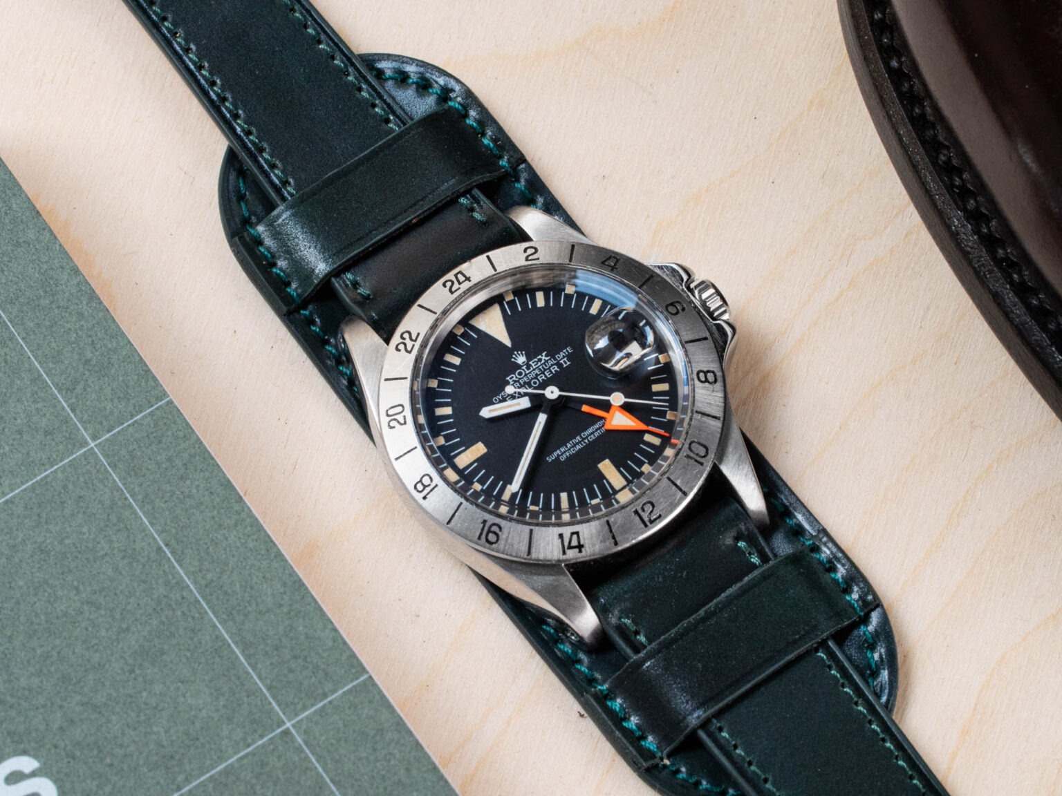 Bracelets de montre Horween Shell Cordovan par JOSEPH BONNIE