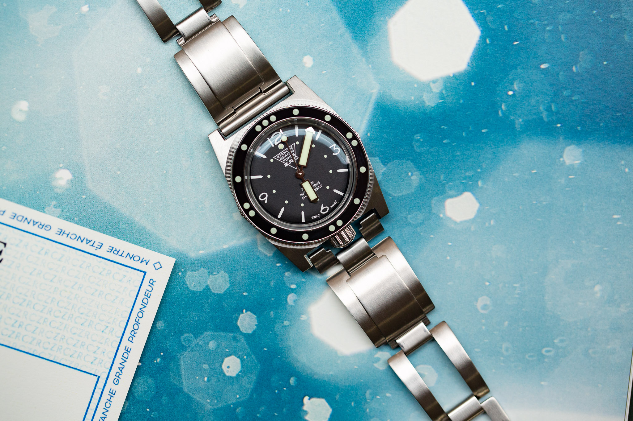 ZRC Grands Fonds GF38 Heritage : nouvelle montre de plongée