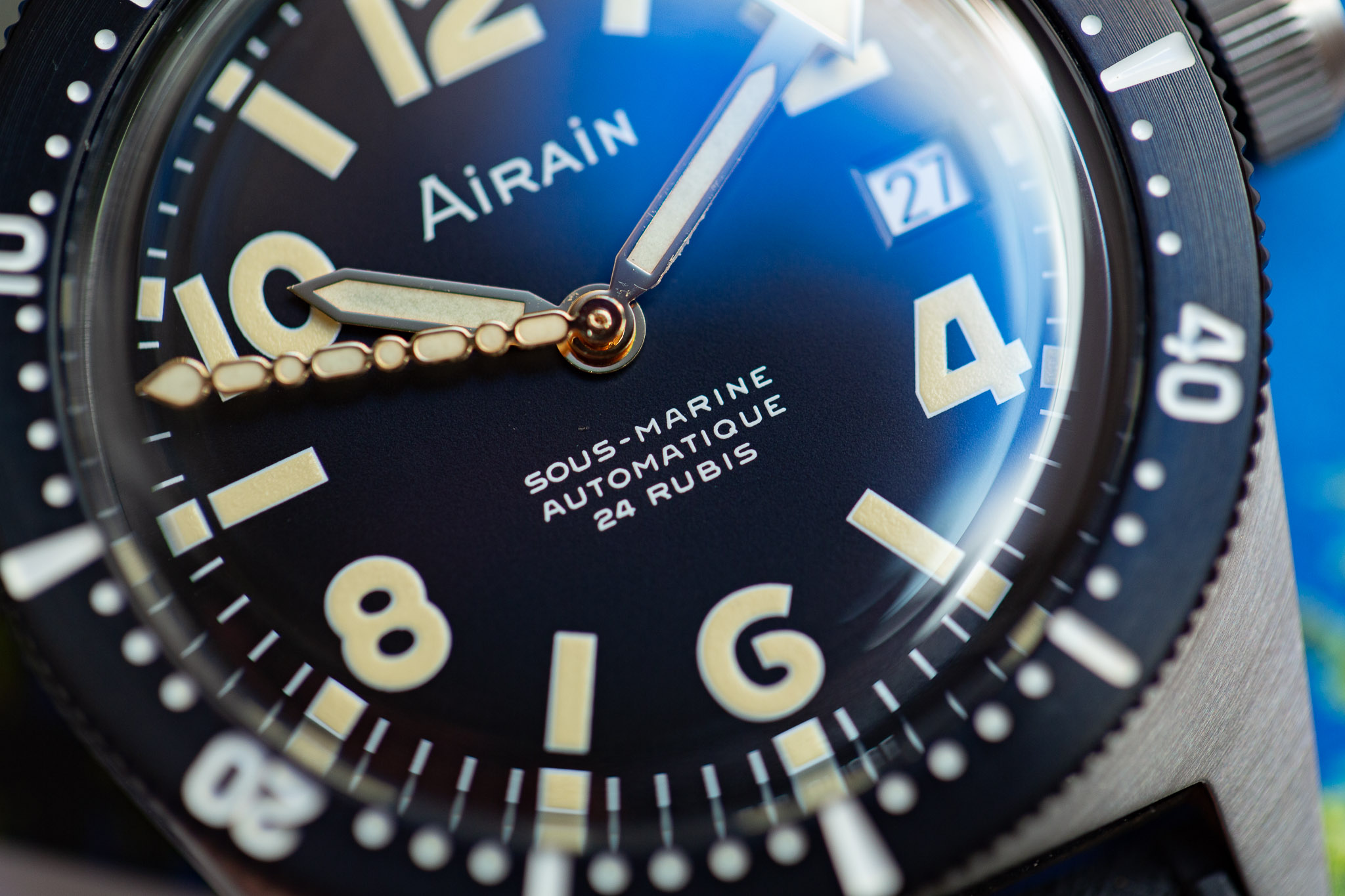 Airain Sous-Marine : nouvelle montre de plongée automatique