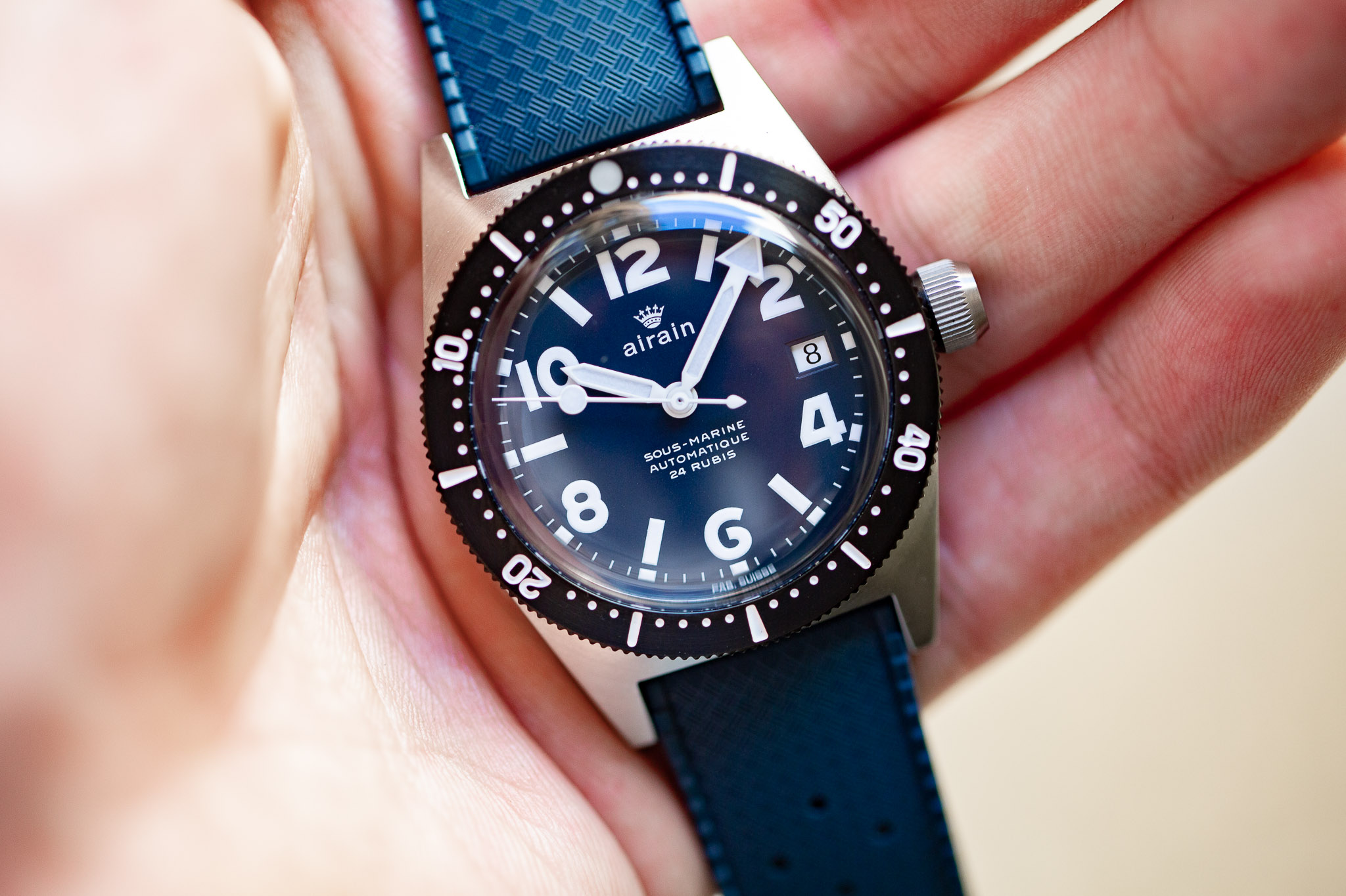 Airain Sous-Marine : nouvelle montre de plongée automatique