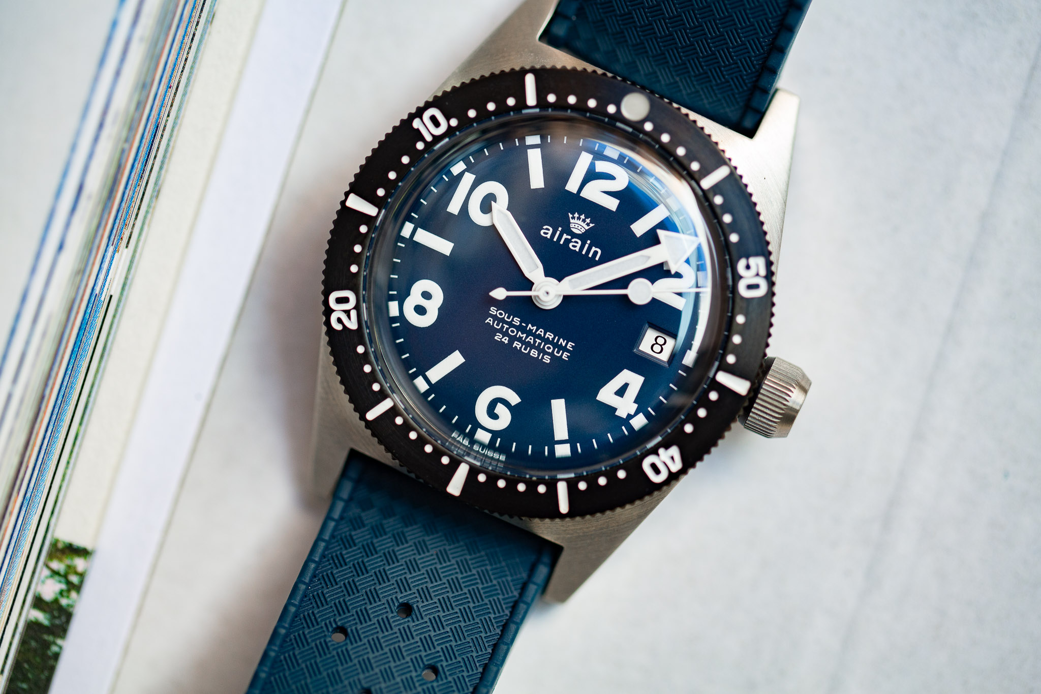 Airain Sous-Marine : nouvelle montre de plongée automatique