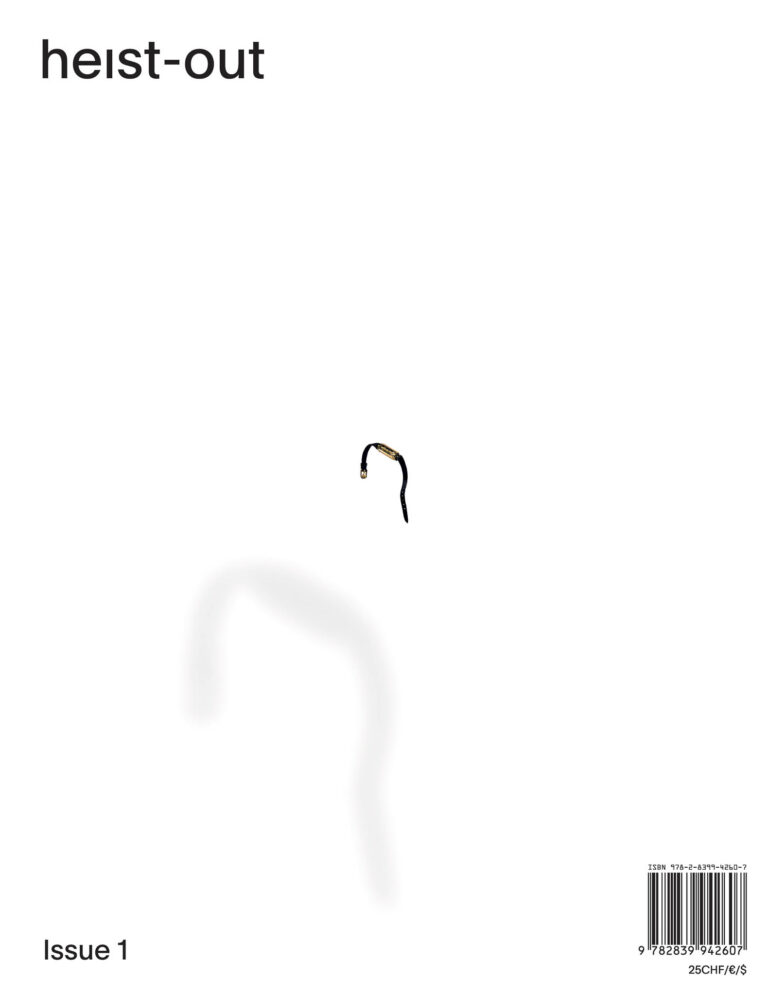 Heist-Out Issue 1 : le nouveau numéro du magazine Heist-Out